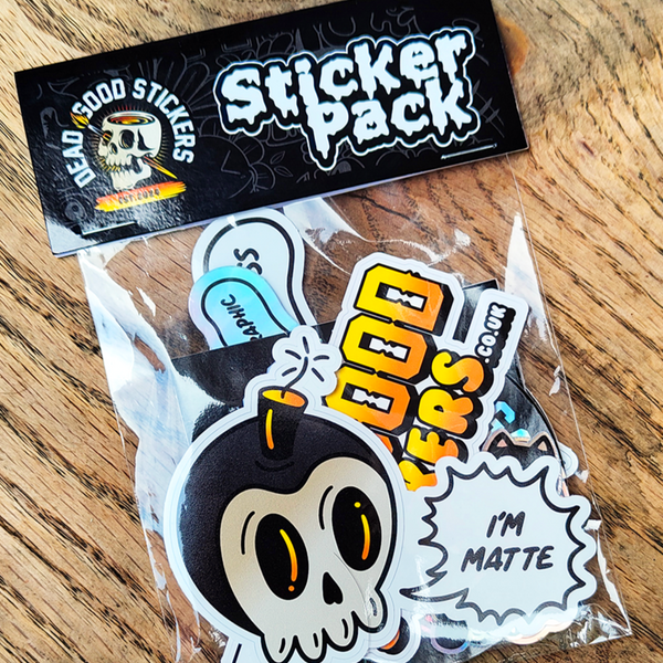 Custom Sticker Packs UK | Retail Ready Sticker Packs – DeadGood Stickers